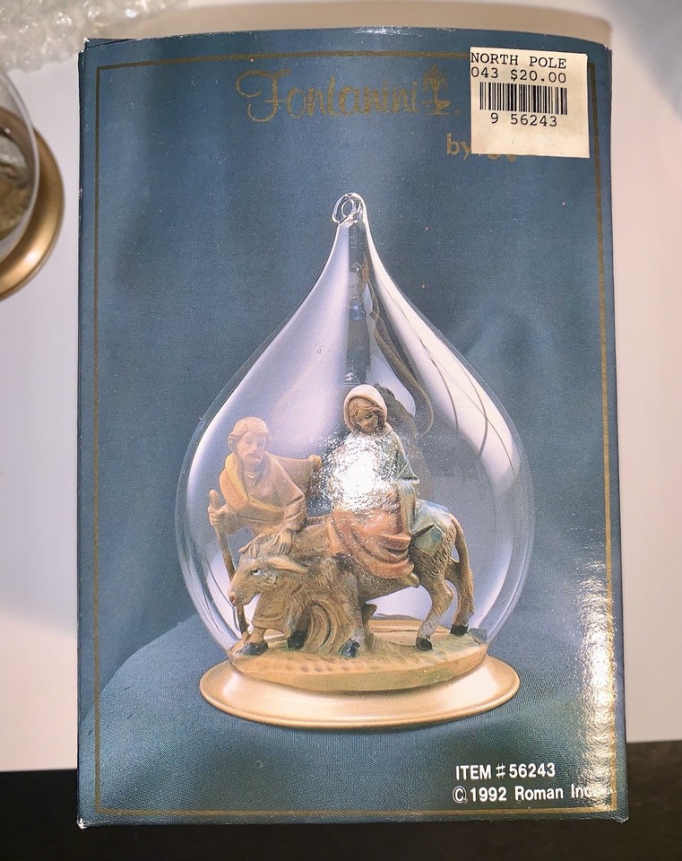 Fontanini Nativity Flight Into Egypt Holy Family Ornament Italy 1992 | eBay