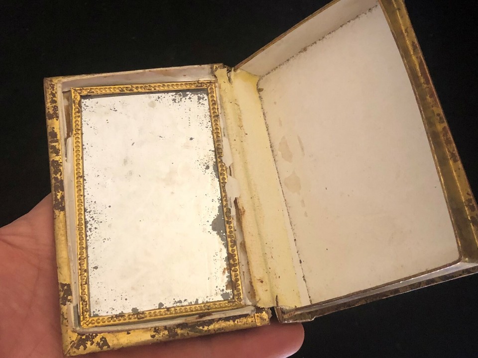 Fixed under Glass Box 19th Century Holy Virgin Neogothic 19th | eBay UK