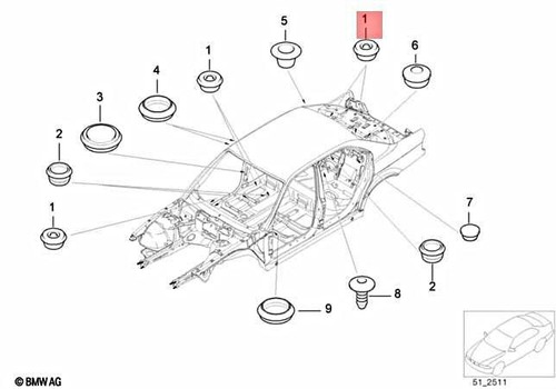 Genuine BMW MINI BMW I ROLLS-ROYCE ZINORO Alpina Blind Plug 20mm ...