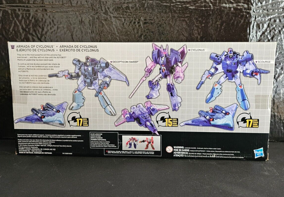 Transformers Generations Armada of Cyclonus Scourge Sweep Platinum ...