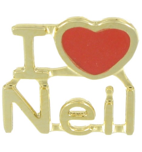 Vintage Circa 80s Lapel Name Pin I Love Neil "Neil" | eBay