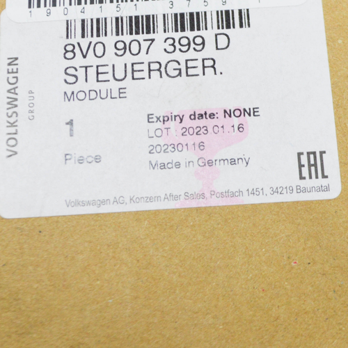 NEW VW ARTEON 3H7 FRONT HEADLIGHT LED LIGHT CONTROL UNIT 8V0907399D ...