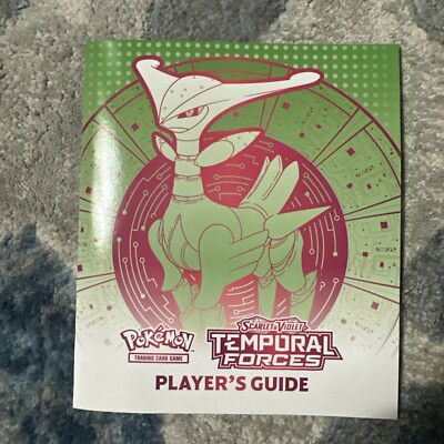 Pokemon TCG - Temporal Forces - Iron Leaves ETB Guide Book | eBay