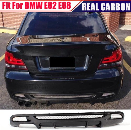 Fits BMW 1 Series E82 E88 M-Sport 2007-13 Carbon Fiber Rear Bumper ...