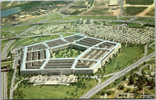 Pentagon Building Arlington Virginia Vintage Chrome Postcard A37 | eBay