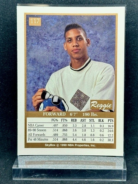 REGGIE MILLER 1990 Skybox Basketball Indiana Pacers Forward "Reggie" No ...