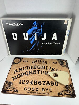 Vintage OUIJA Board William Fuld Salem Mass Original Box & Planchette ...