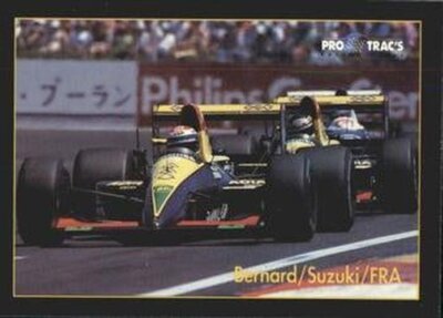 #161 Eric Bernard / Aguri Suzuki - Larrousse - 1991 ProTrac's Formula One Racing | eBay Australia