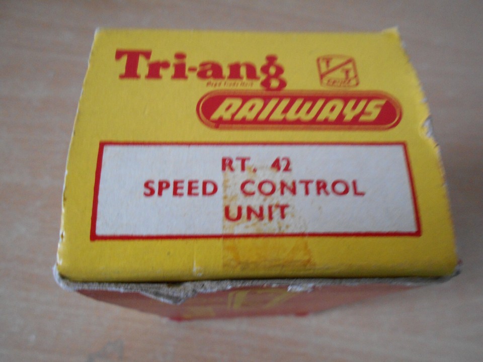 Tri-ang railways speed controller RT 42 boxed model train rail ...