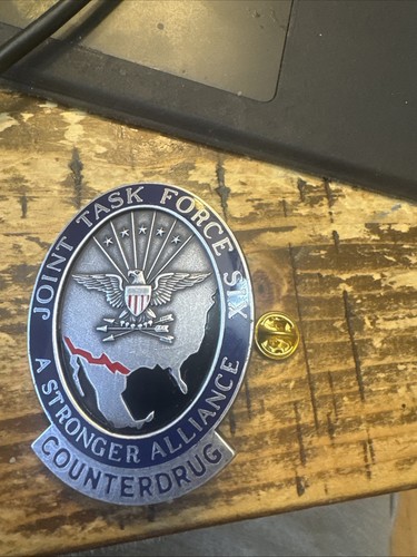 Joint Task Force Six Counter Drug Badge Insignia Full Size | eBay