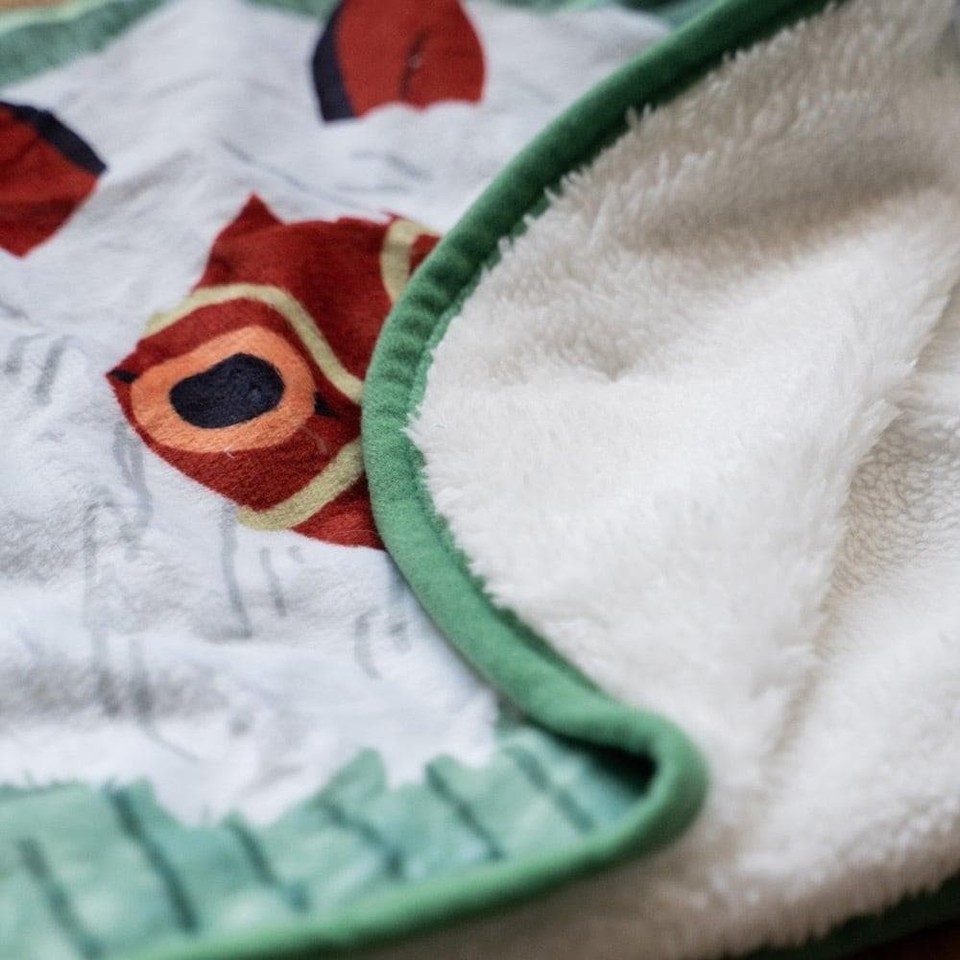 Princess Mononoke Cushion Blanket SanGhibli #9cf878 | eBay UK