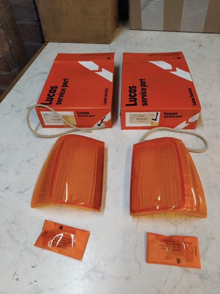 A PAIR OF LUCAS 25 FR CLASSIC CAR INDICATOR LENSES NOS | eBay UK