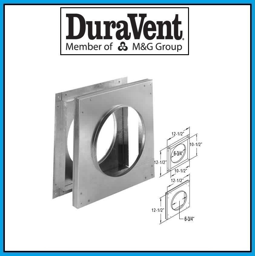 DURAVENT 4" x 6 5/8" DirectVent Pro Wall Firestop #46DVA-WFS DIRECT ...