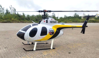 500 size Hughes MD530 Painted Scale Fuselage with Scale Landing Skid ...