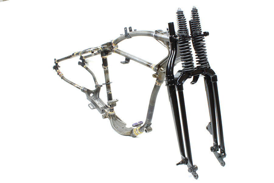 Replica 1936-1952 Harley Davidson Flathead 45" WL Frame and Fork Kit | eBay