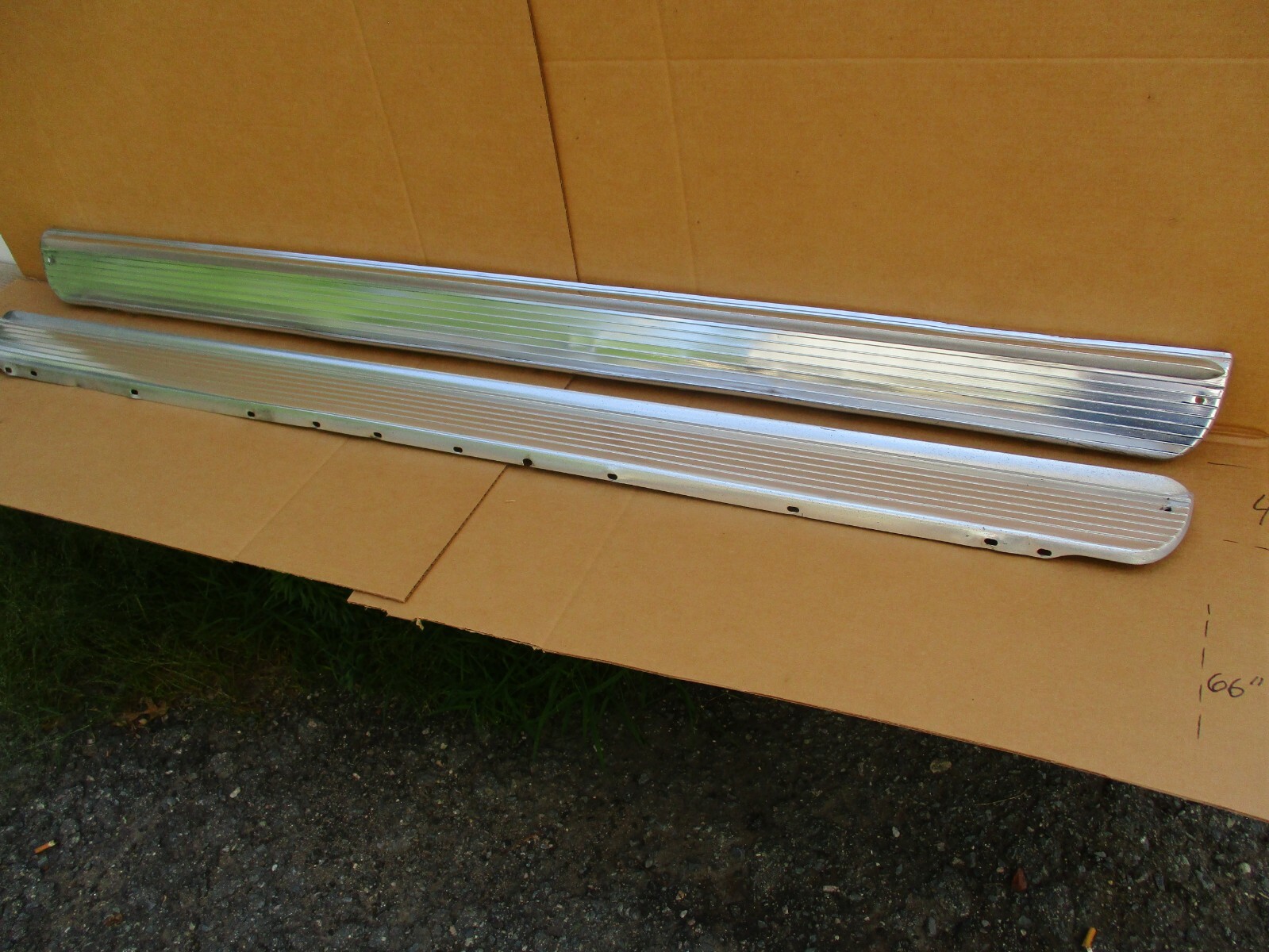 1963 1964 1965 1966 corvette rocker trim moulding oem very nice driver ...