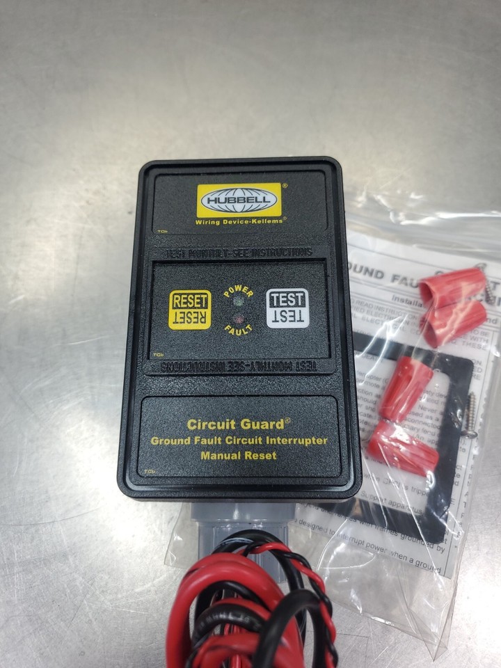 HUBBELL GFHW23035 Circuit Guard Ground Fault Circuit Interuptor Manual ...