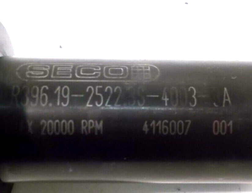 Seco R396.19-2522.3S-4003-3A Indexable Thread Mill: 1" Dia Shank | eBay