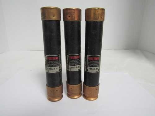 BUSSMANN FUSETRON FRS-R-45 FUSE 600V ( LOT OF 3 ) | eBay