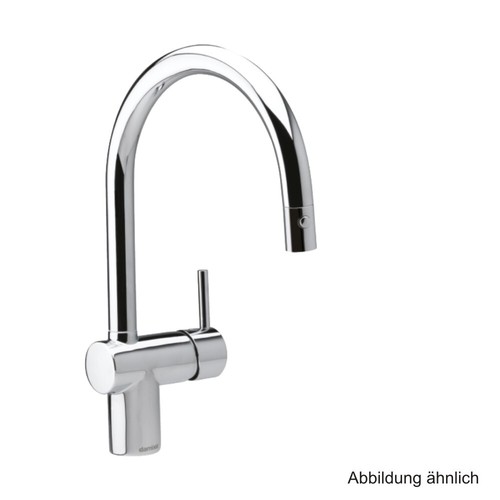 Damixa Osier Spültischarmatur,C-Auslauf,herausziehbare Brause,"Chrom",1812000 5708516735601 ...