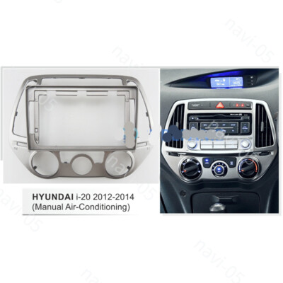 9''Car Radio Fascia Panel dashboard Frame For HYUNDAI i20 i-20 2012 ...