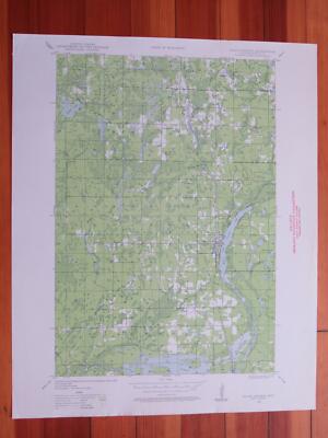 Solon Springs Wisconsin 1957 Original Vintage USGS Topo Map | eBay