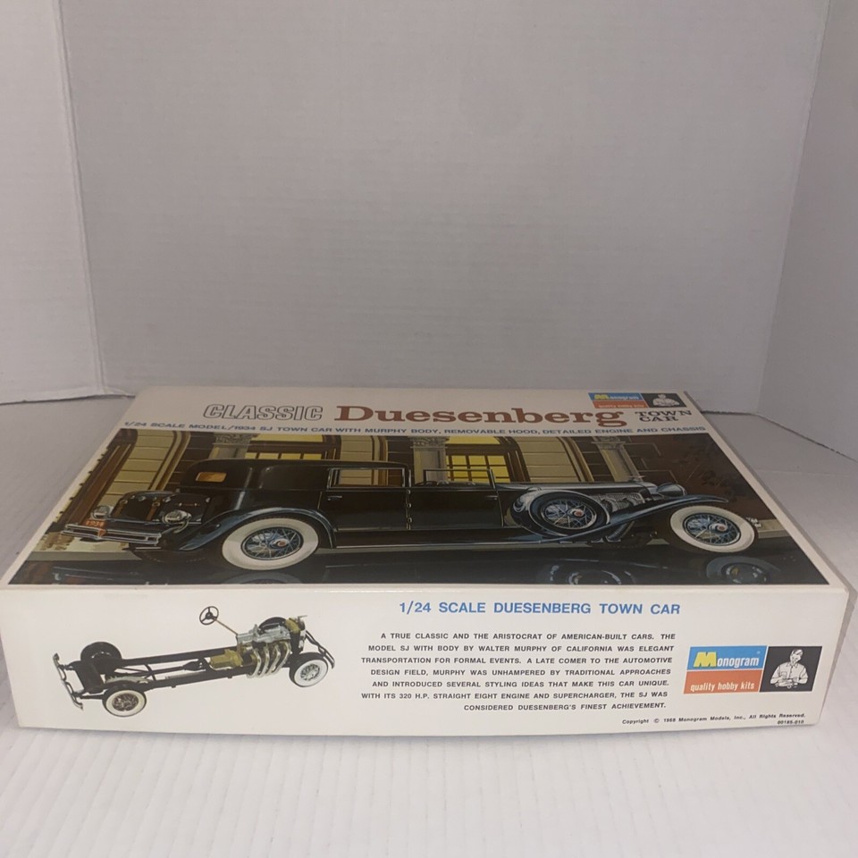 Monogram Classic Duesenberg Town Car Model kit | eBay