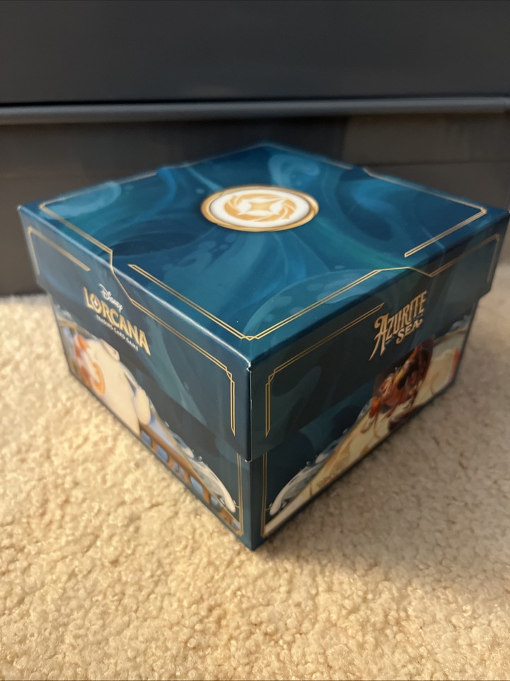 Disney Lorcana Azurite Seas Illumineers Trove EMPTY Box- BOX ONLY | eBay