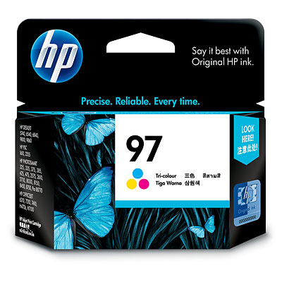 HP 97 Tri-Color Ink Cartridge - C9363WA for sale online | eBay Australia