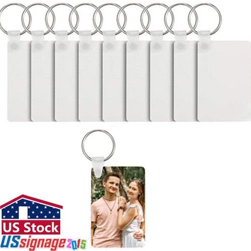 USA 40sets Double Sided Sublimation Keychain Blanks Key Chains ...