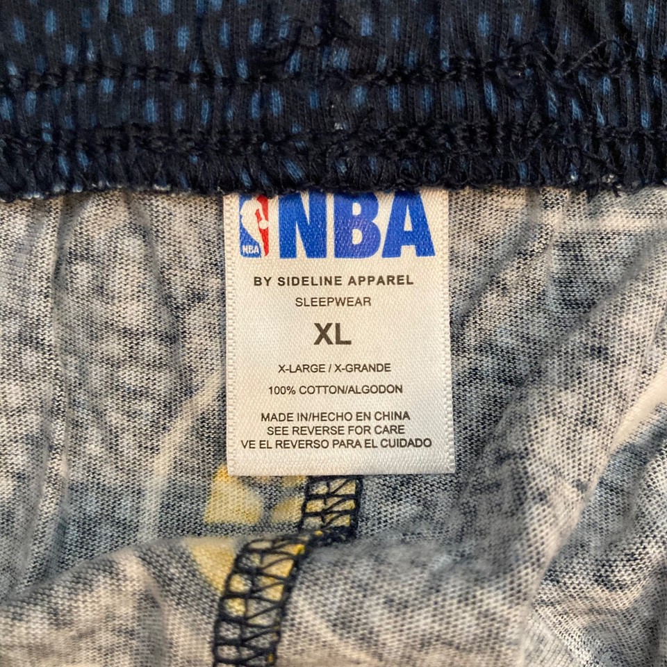 Indiana Pacers LOGO Pajama Pants Mens XL Blue NBA Basketball Sleepwear ...