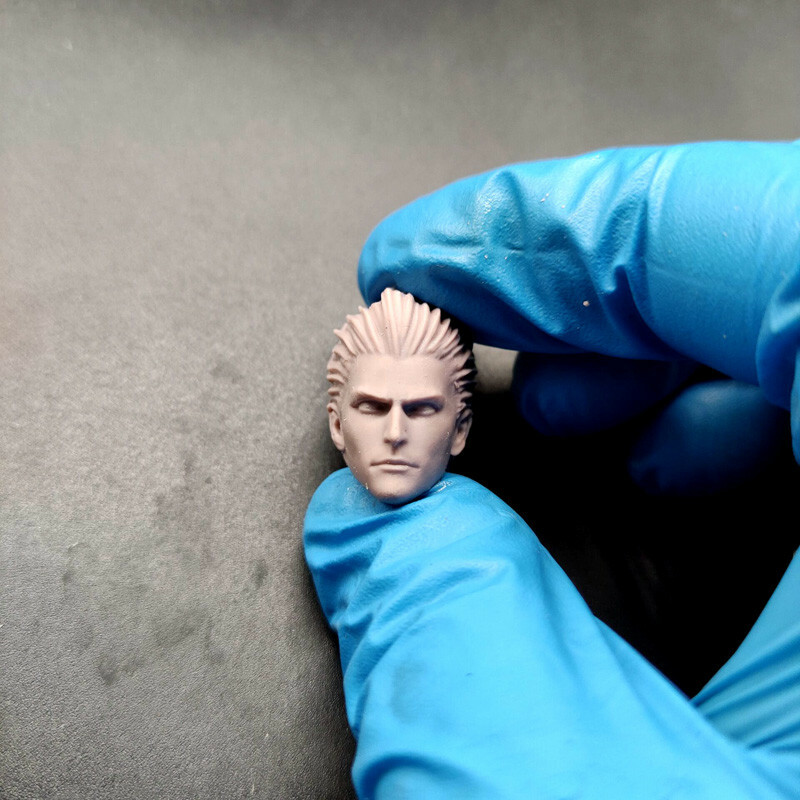 1/12 Scale Devil May Cry The Demon Hunter Vergil Head Sculpt Unpainted ...