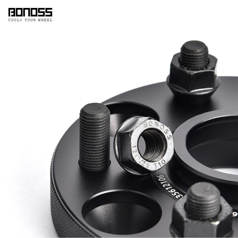 BONOSS 20MM 2PC HUB CENTRIC BOLT PATTERN 5x120 WHEEL SPACERS FOR TESLA ...
