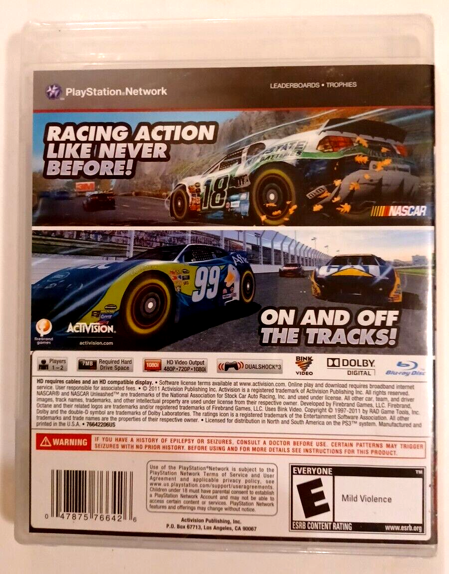 NASCAR Unleashed (Sony PlayStation 3, 2011) for sale online | eBay