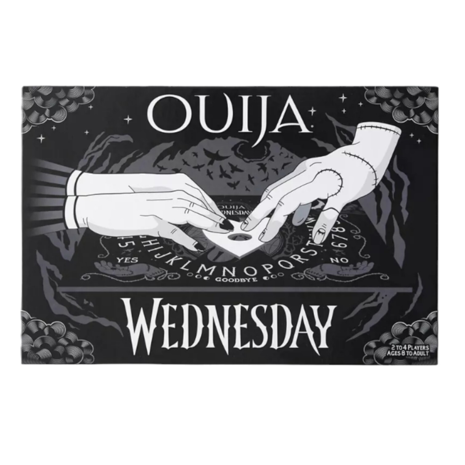 Ouija Wednesday Addams Edition Quija Board Game 2-4 Players Ages 8 to ...