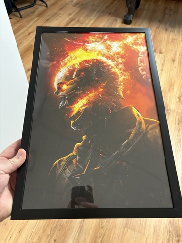 Ghost Rider 11x17 Print By BossLogic. Framed. | eBay