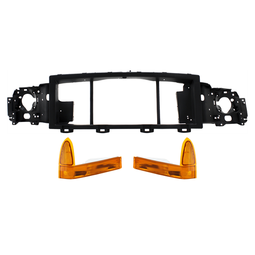 Header Panel Nose Headlight lamp Mounting for F450 Truck F550 F250 F350 ...