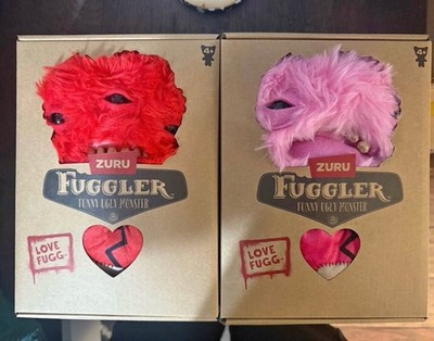 Fuggler Love Fuggs Pink Wide-Eyed Weirdo Red Annoyed Alien Figures, Set ...