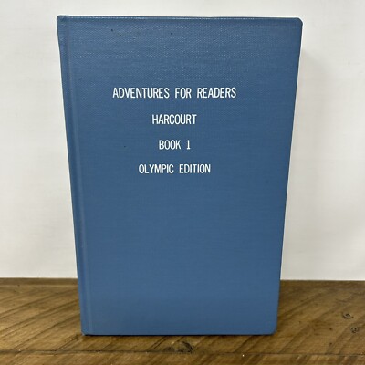 Adventures For Readers Book 1 Harcourt Vintage 1958 Olympic Edition Ex ...
