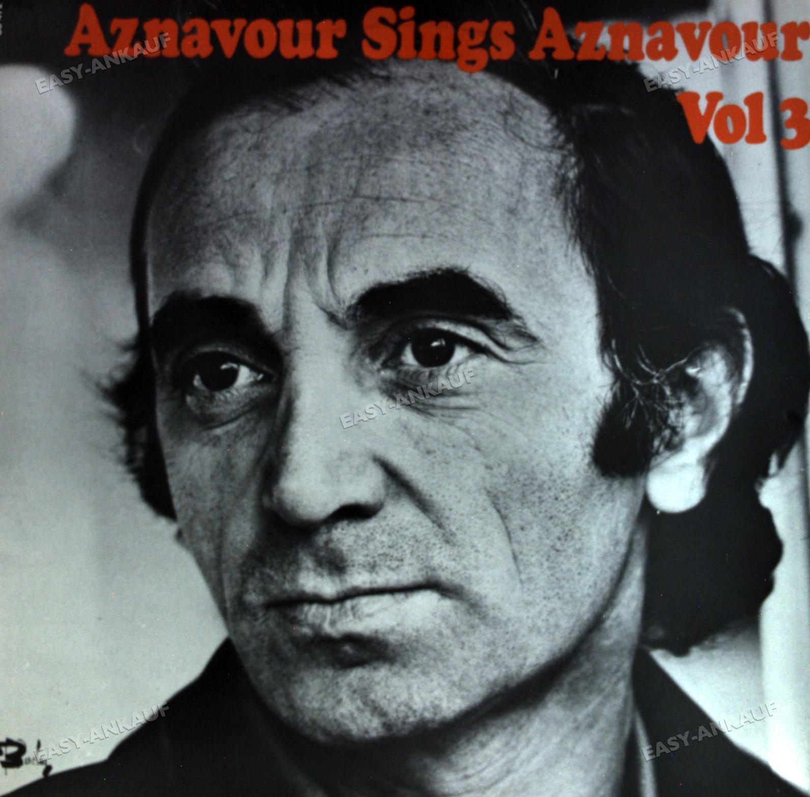 Charles Aznavour - Aznavour Sings Aznavour Vol 3 LP (VG+/VG+) '* | eBay
