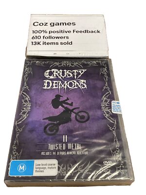 CRUSTY DEMONS Vol. 2 Twisted Metal Region 4 DVD Brand New & Sealed Seth ...