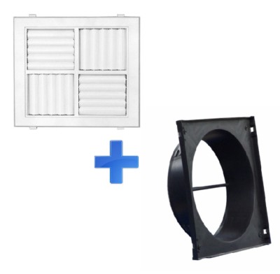 MDO 300/F365x365Square Ceiling Outlet Vents /Multi Directional with ...