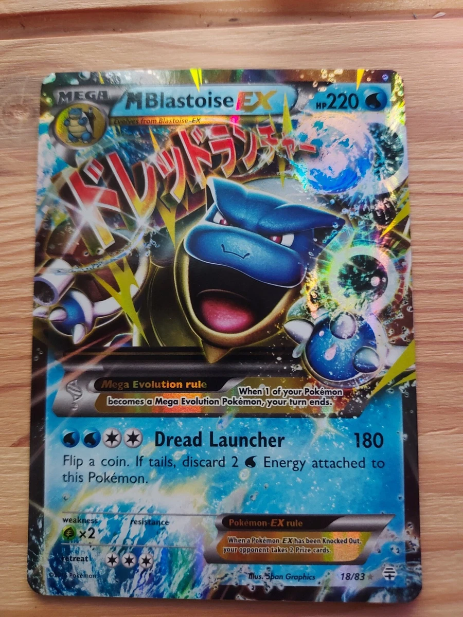 Mega Blastoise Ex Card