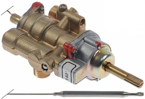 RÉGULATEUR DE GAZ AVEC THERMOSTAT PEL 25ST 140-300°C 990016 M16X1,5 0 ...