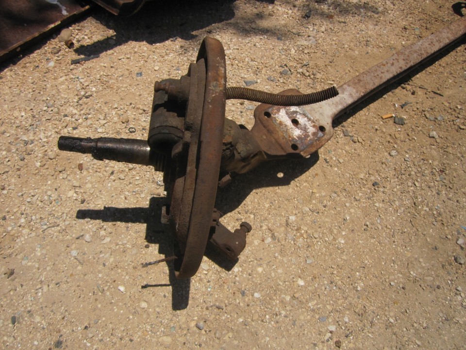 DODGE A100 A108 Front Straight Axle W/ Spindles Backing Plates Gasser ...