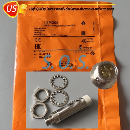 NEW Proximity switch sensor 10-60VDC 200mA 12mm For IFM IGM205 | US ...