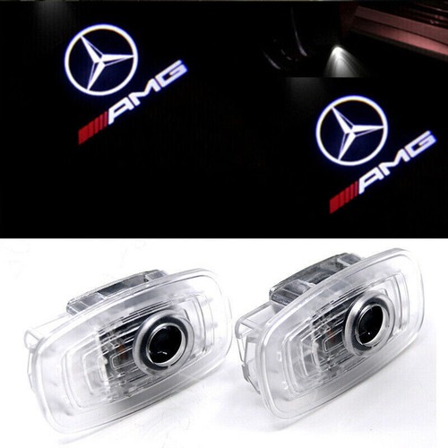 2 LED HD Door Projector Welcome Shadow Lights For Mercedes-Benz CLA ...