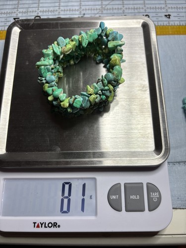 Turquoise Multi Strand Necklace And Bracelet Lot. Total Weight 139 ...