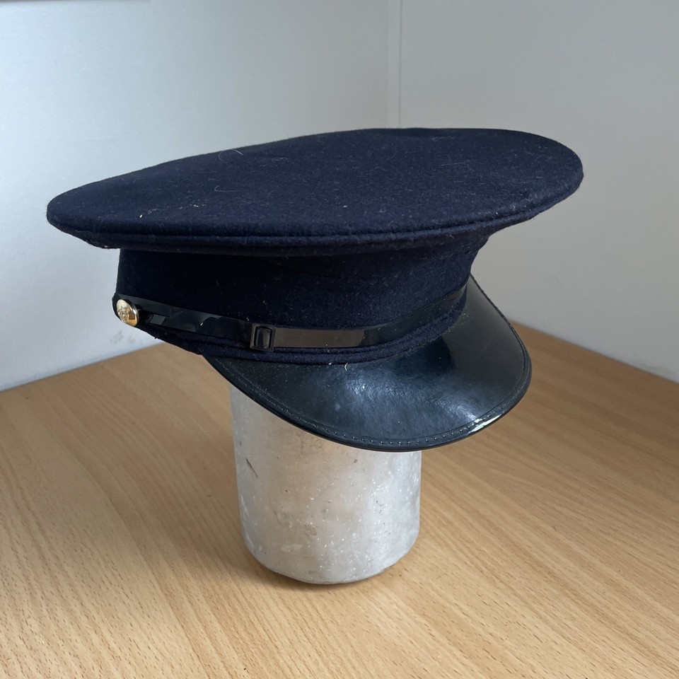 Vintage Peak Cap Size 7 Dated 1973. Chauffeur style. | eBay UK