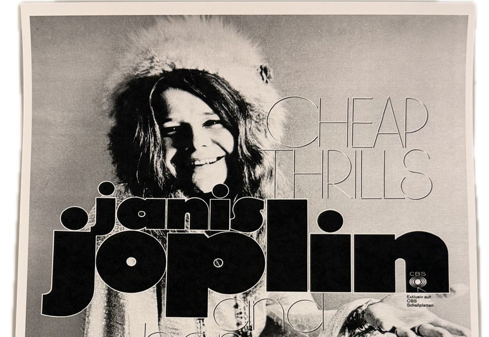 Janis Joplin and Big Brother & The Holding Company Flyer (April 12 ...